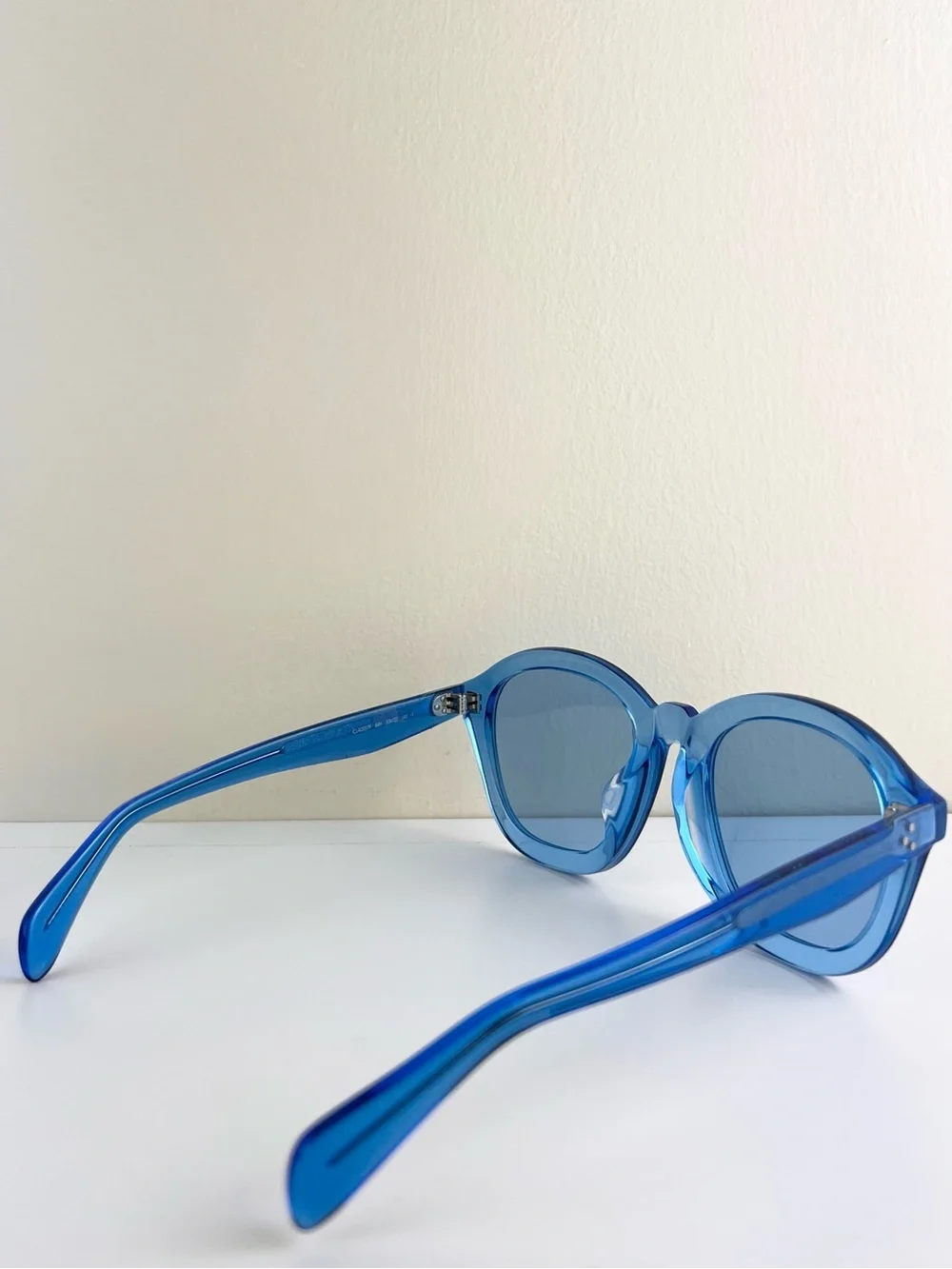 Celine | Accessories | New Celine Blue Round Sunglasses | Poshmark